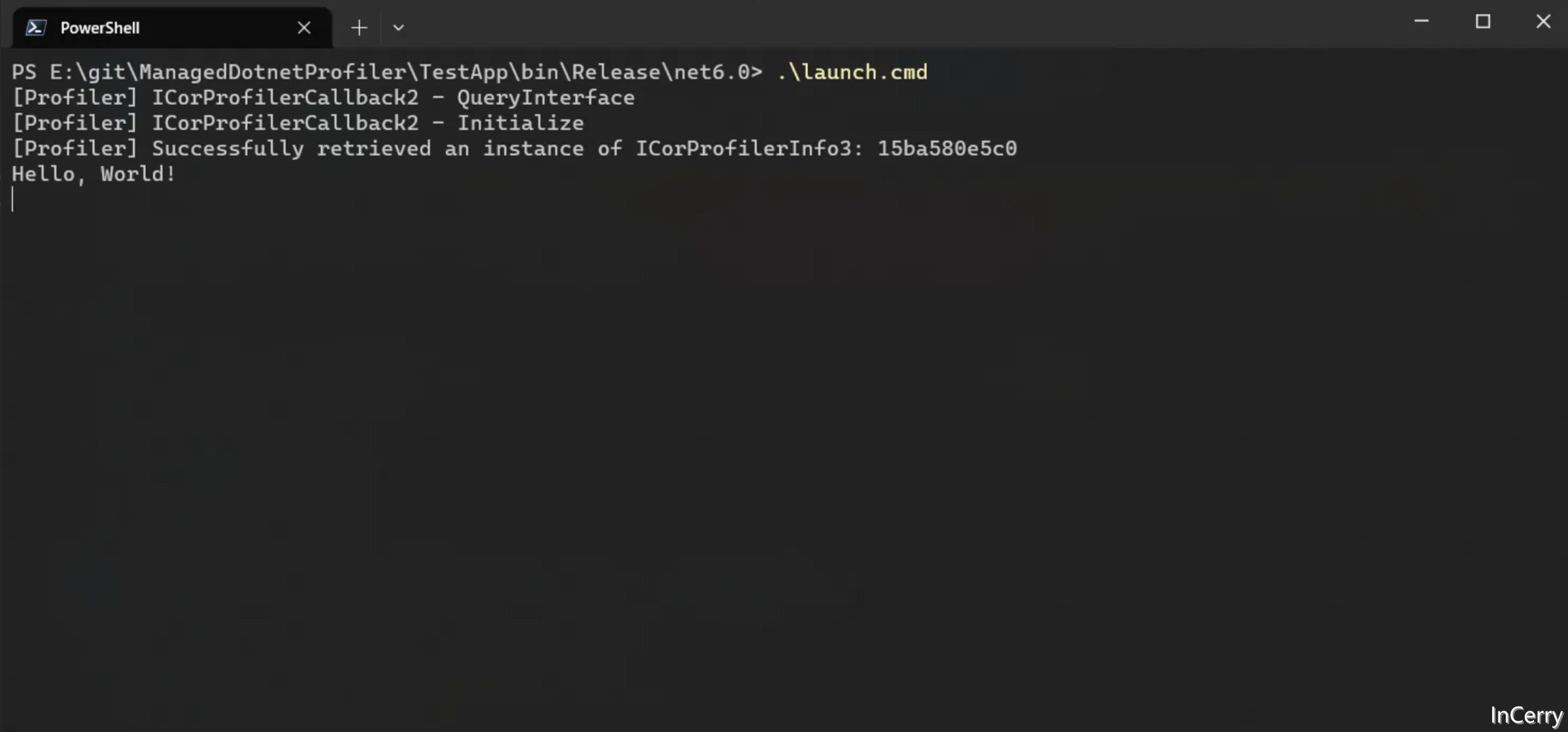 使用C#编写.NET分析器（完结） - InCerry - 博客园
