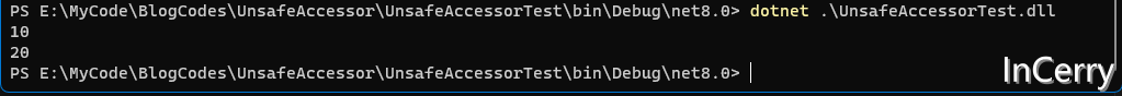 NET8】访问私有成员新姿势UnsafeAccessor（上） - InCerry - 博客园