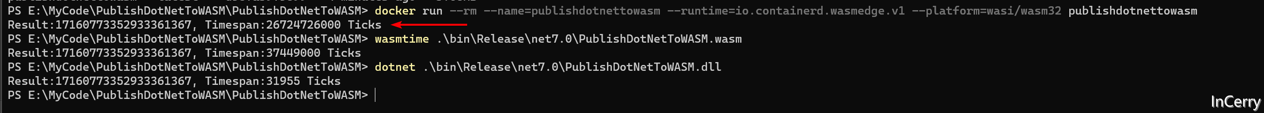 试试将.NET7编译为WASM并在Docker上运行 - InCerry - 博客园