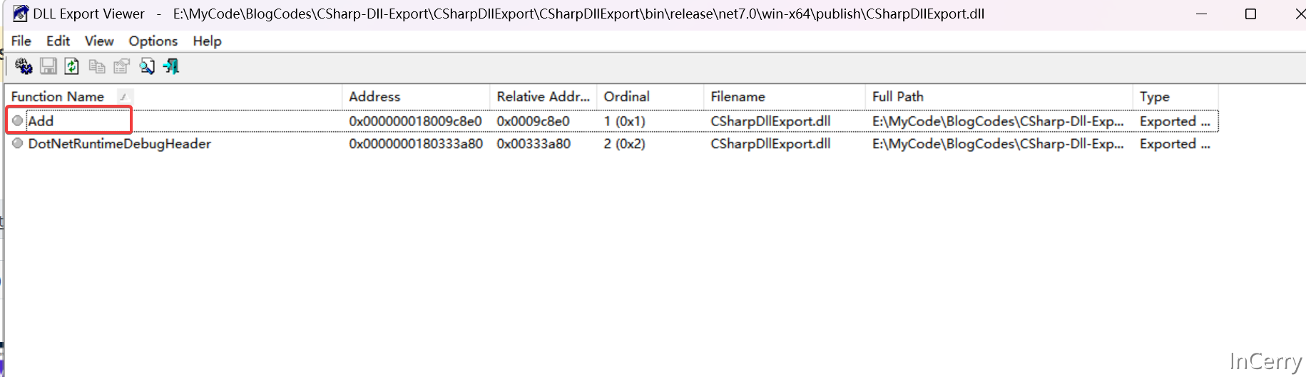 跨语言调用C#代码的新方式-DllExport - InCerry - 博客园